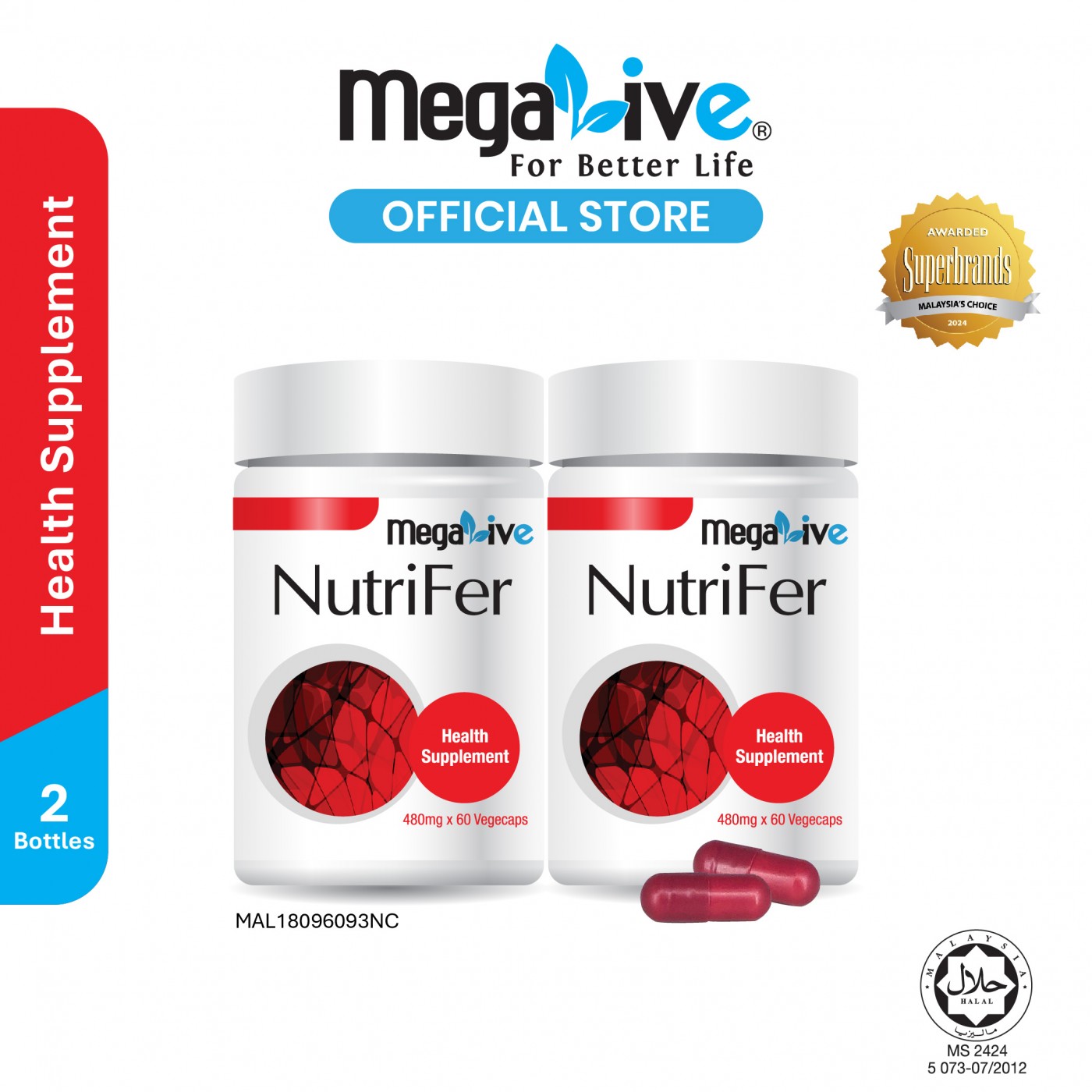 MegaLive NutriFer (2x60’s)